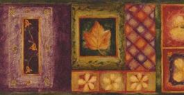 DW30134B Gypsy Patchwork Wallpaper Border