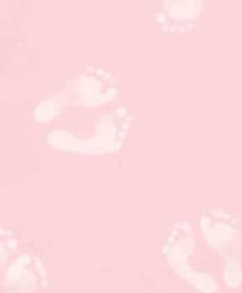 Pink Footprints Wallpaper