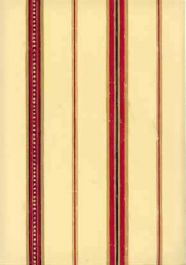 Tan and Red Stripe Wallpaper