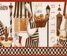 Italian Chef Wallpaper Border KB79722B