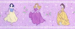 Disneys Purple Disney Princess Wallpaper Border