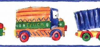 Toy Trucks - Children - Borders - Home Wallcoverings