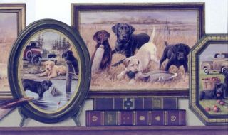 Dogs - Animals - Borders - Home Wallcoverings
