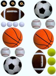 Variety Pack Sports Cutouts