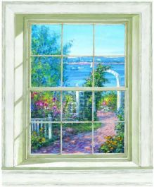 Harbor View Window Mural