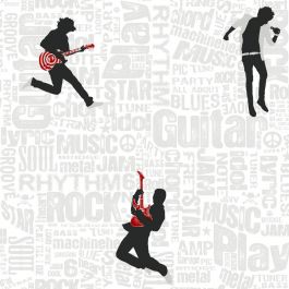 Boys Will Be Boys Rocker Wallpaper