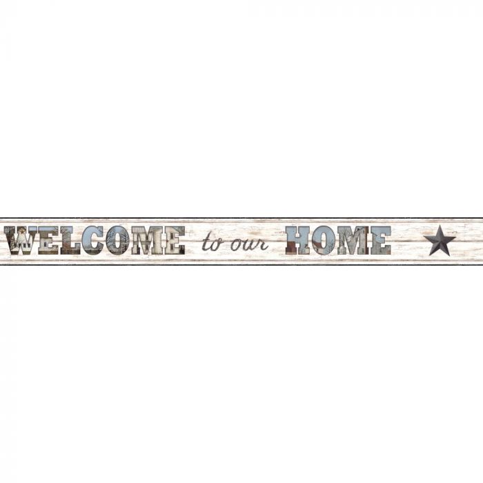 Country Keepsakes Welcome To Our Home Border Wallpaper