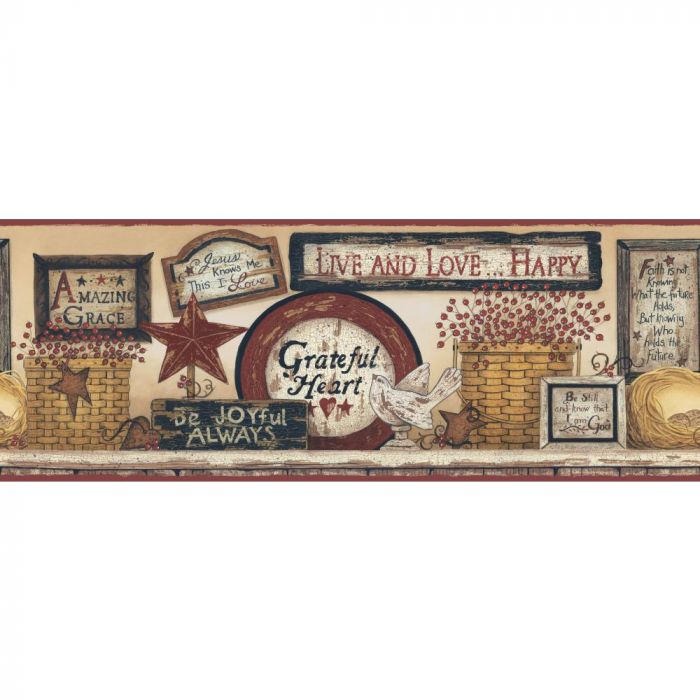 Hearts & Crafts Iii Inspirational Signs Border