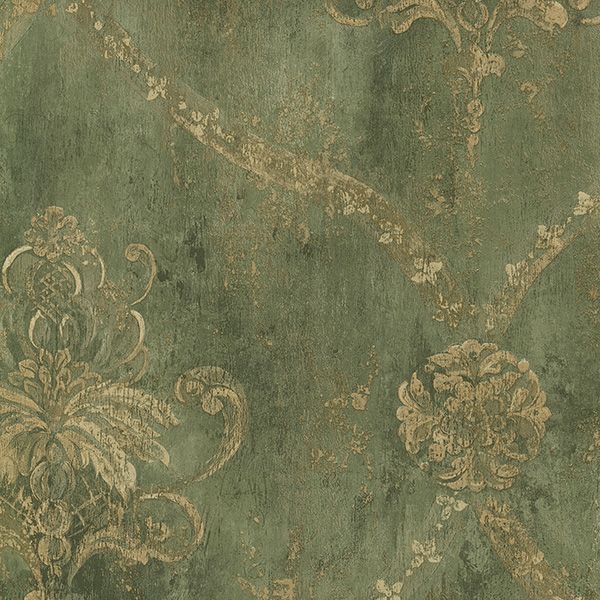 Regal Damask Wallpaper CH22568 Norwall