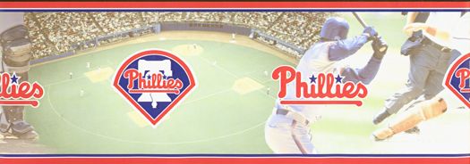 Philadelphia Phillies Wallpaper Border