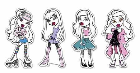 Bratz Girl Retro Cutouts | Wallpaper & Border