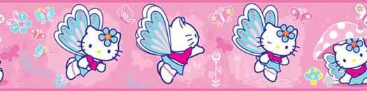 Hello Kitty Peel and Stick Border