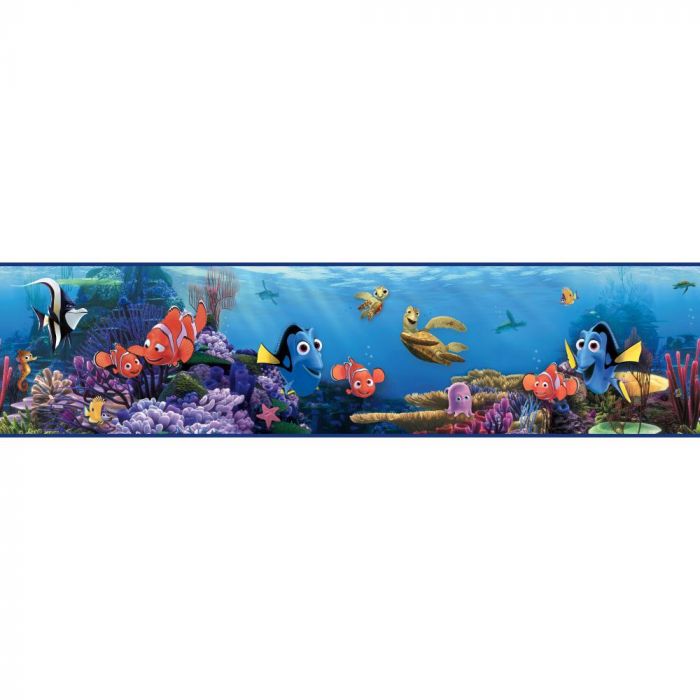 Walt Disney Kids Ii Nemo Under Water Border
