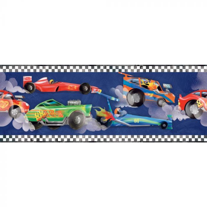 Boys Will Be Boys Race Car Border